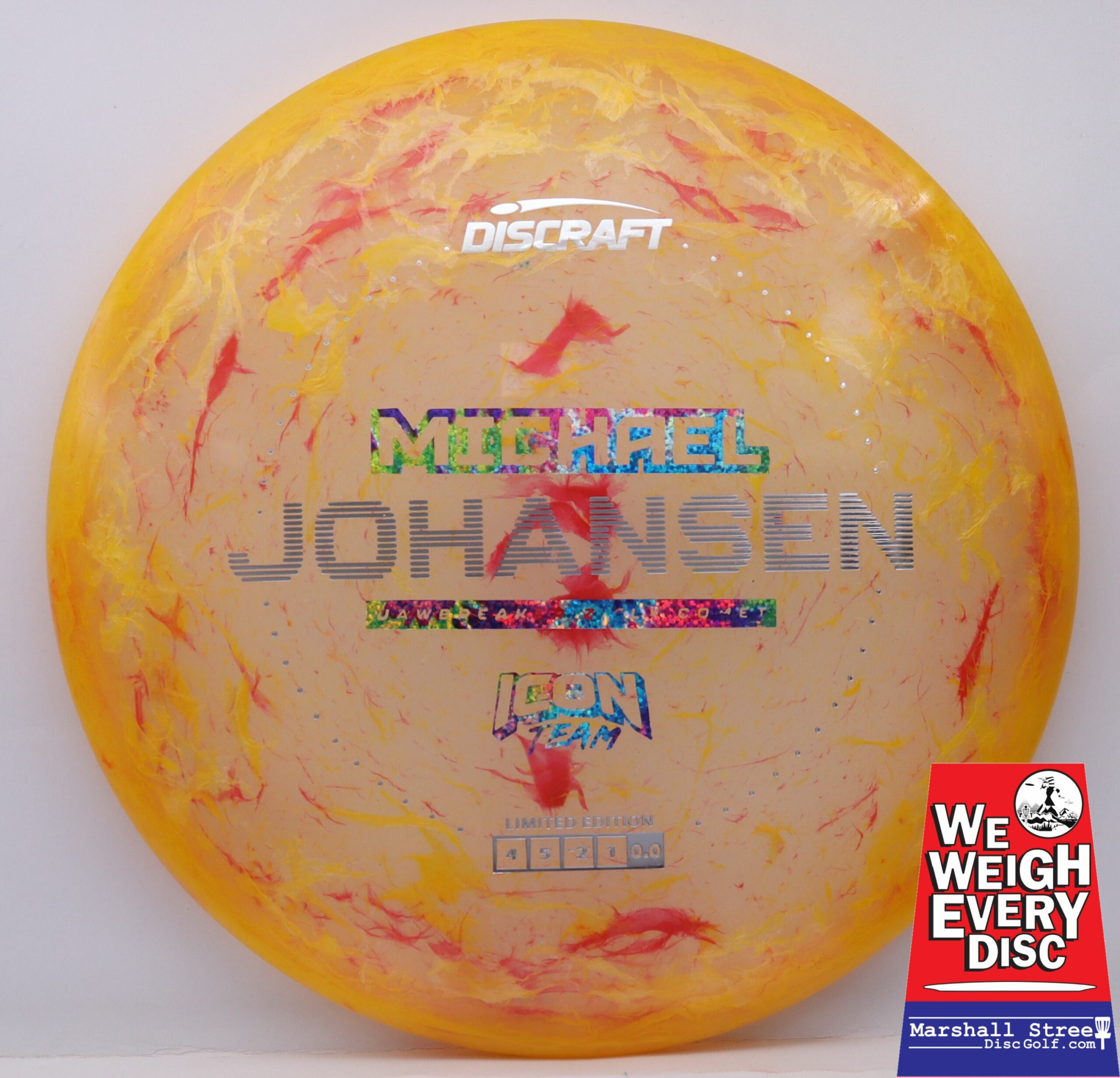 Z FLX Jawbreaker Comet, Michael Johansen Tour Series 2024 • Marshall Street Disc Golf